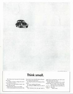 Think Small, la campaña de Volkswagen que lo cambió todo | Comunicación ...