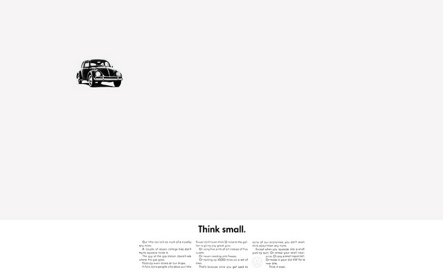 Think Small, la campaña de Volkswagen que lo cambió todo | Comunicación ...